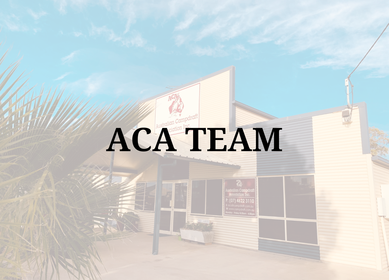 Community - Australian Campdraft Association