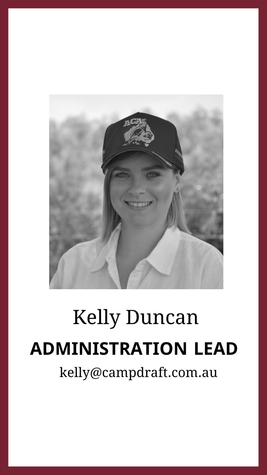 ACA Office Team - Australian Campdraft Association