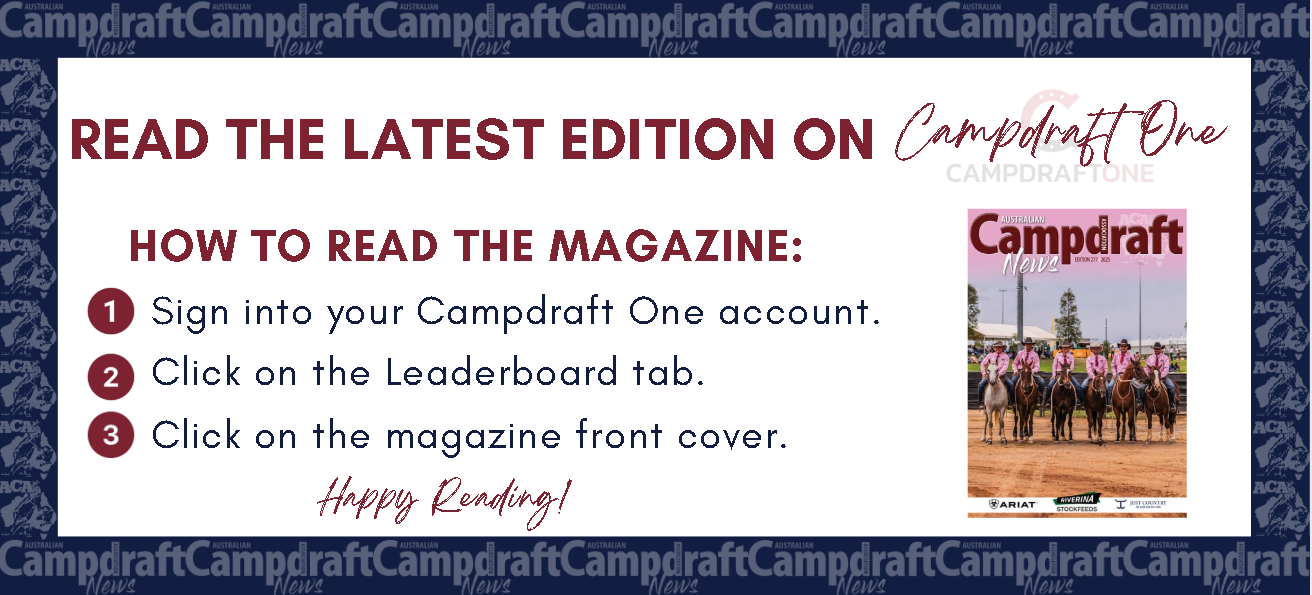 Welcome - Australian Campdraft Association